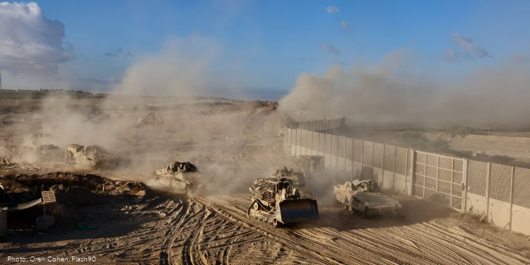 IDF Completes Major Withdrawal in Gaza, Beginning Ceasefire - IFCJ