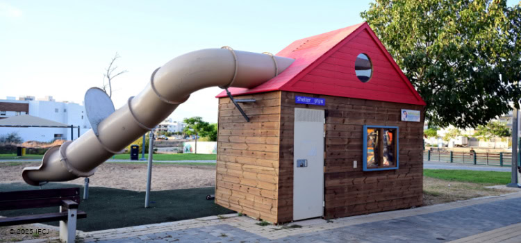 Project Spotlight: Playground Mobile Bomb Shelters - IFCJ